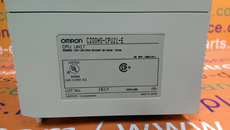 OMRON CPU UNIT MODULE C200HS-CPU21-E - 裕益科技自動化設備可程式編碼器PLC分散式控制系統DCS